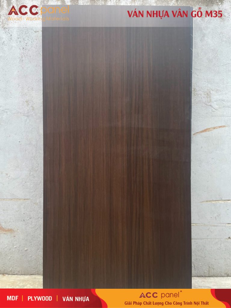 Màu Ván Nhựa Vân Gỗ M35 - ACC Panel - Nhà Máy Ván Mdf